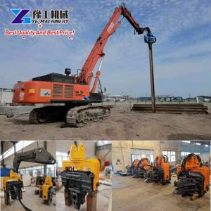 Excavator pile driver | Hydraulic pile driver for mini excavator