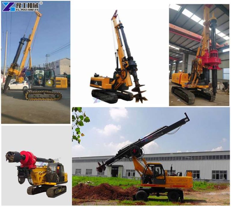 Pile Drilling Rig Hydraulic Rotarry Driling Machine Price 2024